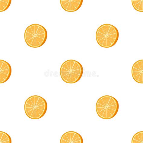 Seamless Orange Dotted Pattern Handdrawn Vector Illustration Stock