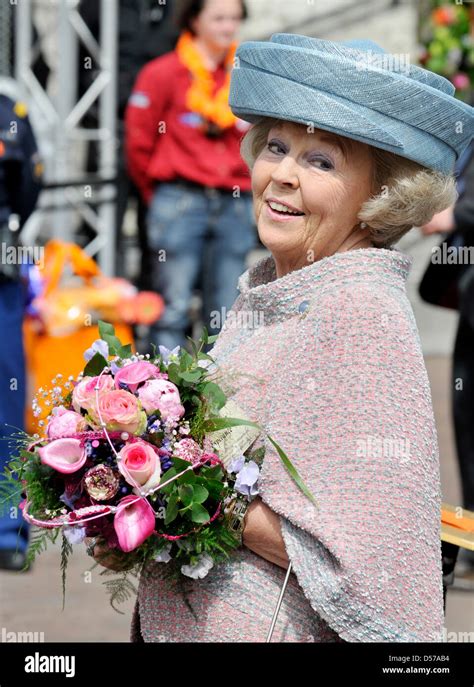 Queen Beatrix Of The Netherlands Attends The Celebration Of Queensday