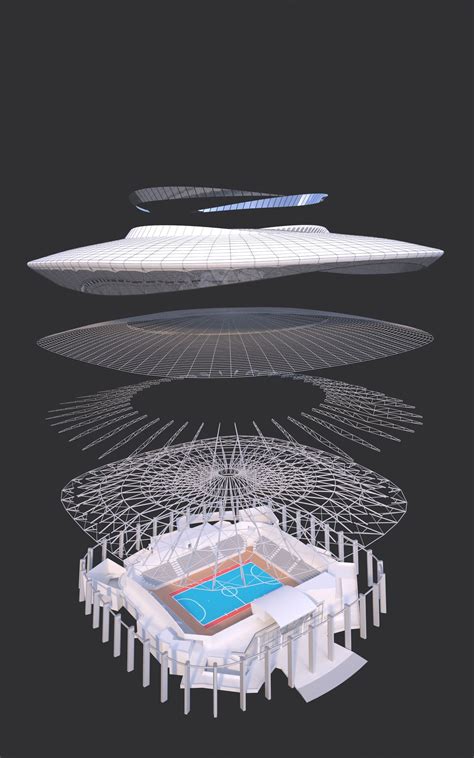 Gallery Of Japan National Stadium Competition Entry Jackson