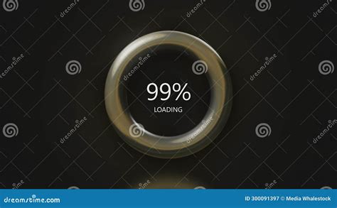 color ring with percentages of file downloads motion bright 3d