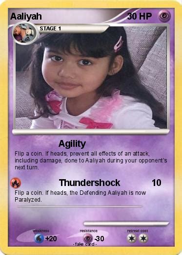 Pokémon Aaliyah 17 17 Agility My Pokemon Card
