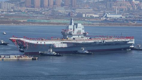 China Launches First Home Built Aircraft Carrier Ships And Ports