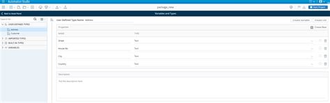 Manage User Defined Types