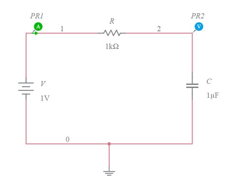 Charging A Capacitor Multisim Live