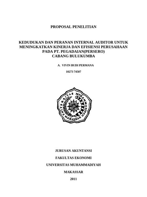 Sampul Proposal Pdf
