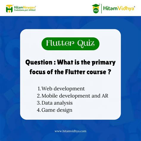 hitamvidhya on linkedin hitamvidhya flutterquiz flutterdevelopment
