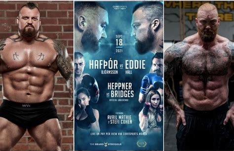 Eddie Hall Vs Hafthor Bjornsson Date When Is The Fight Taking Place