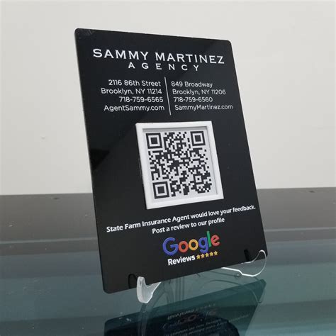 Google Review QR Code Display Sign Cashapp QR Code Display Social Media QR Code Display Sign
