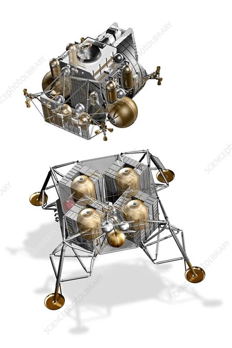 Apollo Lunar Module Propulsion Systems Stock Image C029 9109 Science Photo Library