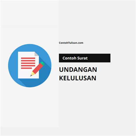 Contoh Surat Undangan Kelulusan