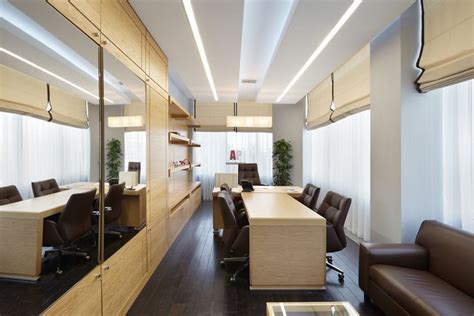 Фото интерьера кабинета офиса в современном стиле Дизайн офисного интерьера Интерьер