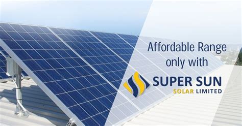 A Solar Panel On Top Of A Roof With The Words Affordable Range Only