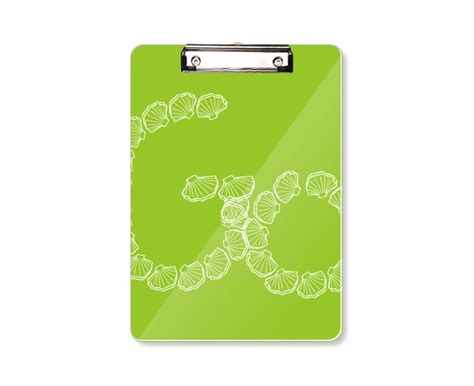 Shell Seafood Combination Walk Clipboard Folder Writing Pad Backing