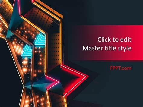 Free Dark Theme Powerpoint Template Free Powerpoint Templates