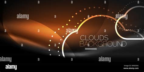 Vector Cloud Computing Storage Concept Vector Cloud Computing