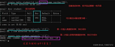 【数据库】增删改查（进阶） Csdn博客