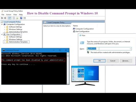 How To Disable Command Prompt In Windows 10 YouTube