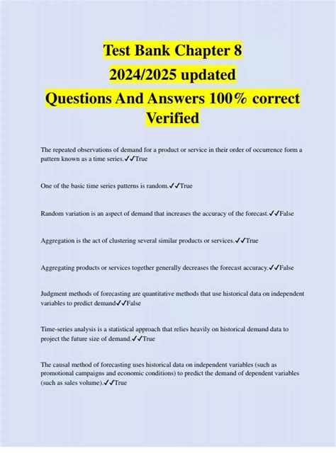 Test Bank Chapter 8 2024 2025 Updated Questions And Answers 100 Correct Verified Bank Stuvia Us