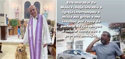 BOLSONARISTA INVADE MISSA DE JÚLIO LANCELOTTI E AGRIDE PADRE Blog do