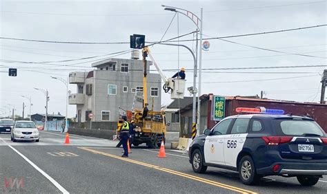 強風吹落電線險象環生 北港警迅速警戒通報確保安全 蕃新聞