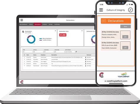 Declarations Management Software Framework