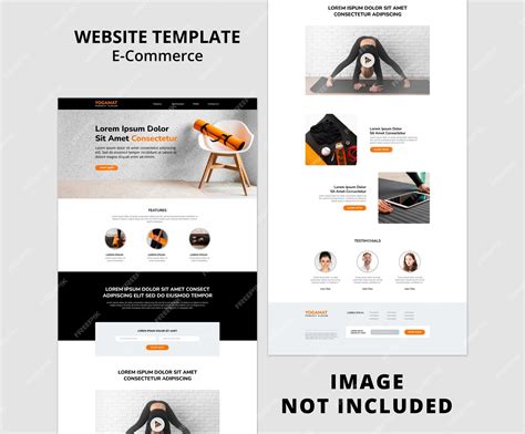 premium vector vector ecommerce website template