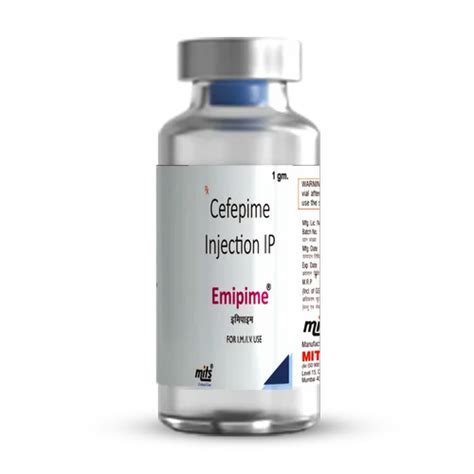 Cefepime Injection 1 Gm Mits Non Prescription At ₹ 350 Vial In Panchkula