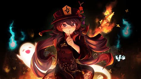 Hu Tao Digital Art 4k Hd Genshin Impact Wallpapers Hd Wallpapers Id