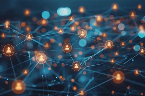 Digital Technology Connecting To Global Business Networks Data Analysis