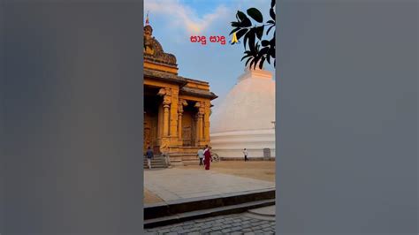 ඓතිහාසික කැළණිය රජ මහා විහාරය🙏 සාදු සාදු Sumiya Shorts Youtube