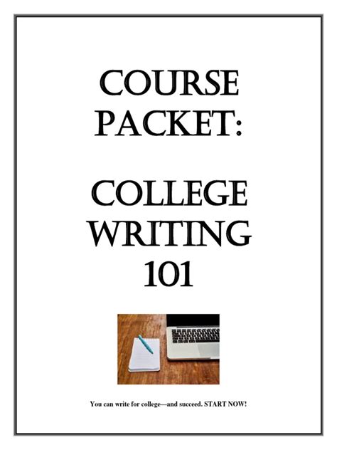 Course Packet For College Writing101 Pdf Essays Archetype