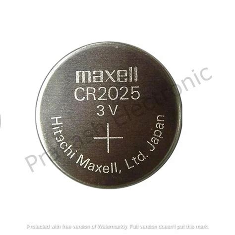 Maxell CR2025 3volt Lithium Coin Cell Battery At 25 Piece Maxell