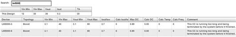 WEBENCH Tools LM Webench Unable To Simulate Vin Vout MA This CC Is Running