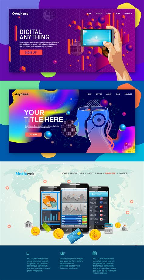 Web Ui Design Template On Behance