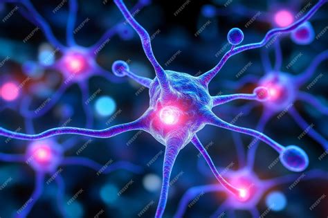 Cognitive Decline Neural Interaction And Brain Mapping Close Up Of A