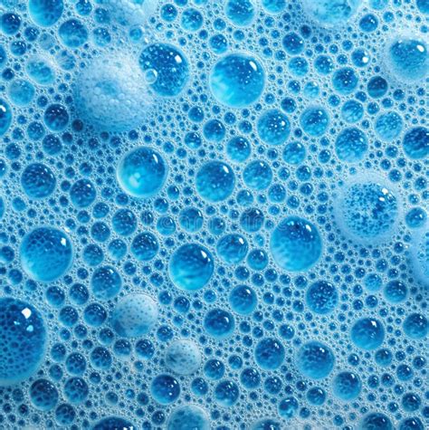 Blue Soap Foam Texture Background Stock Illustration Illustration Of