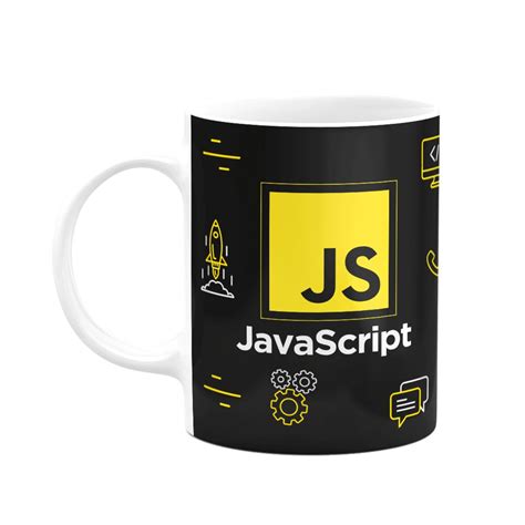 Caneca Dev New Mug Javascript Js B Dark Fun Geek Store