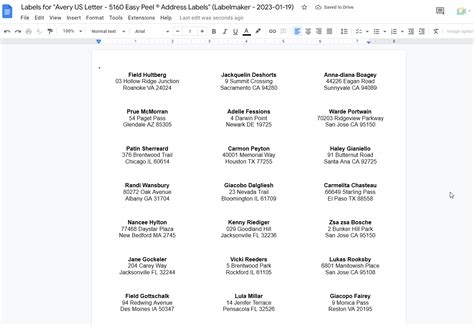 How To Create Labels From Google Sheets For Free Free