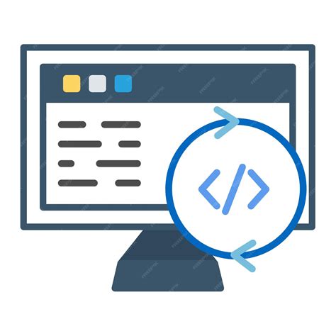 Ilustración De Vectores De Ciclo De Programación Vector Premium
