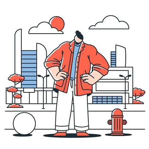 Free Vector Man Concept Illustration