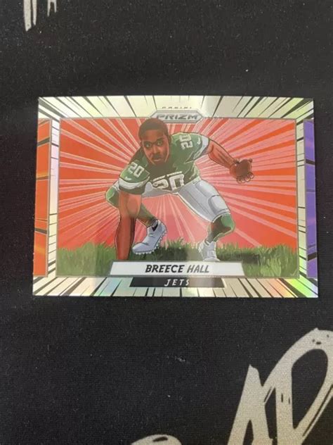 2023 BREECE HALL Prizm Manga Rare Coque Hit SSP New York Jets M 13 EUR
