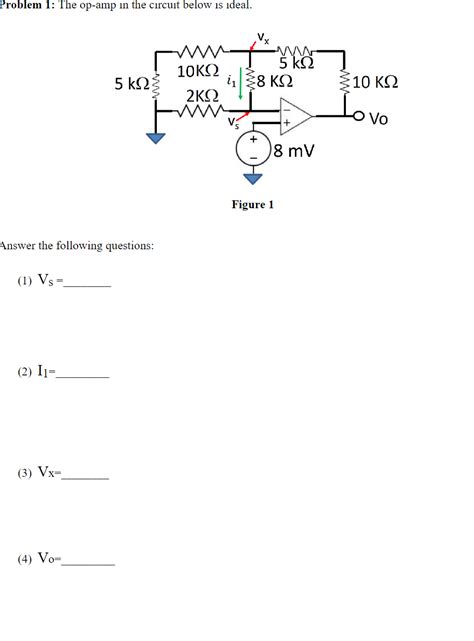 Solved Problem The Op In The Circuit Below Is Ideal Chegg