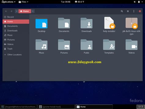 Install Arc Red Dark Theme On Linux Desktop 2 2daygeek