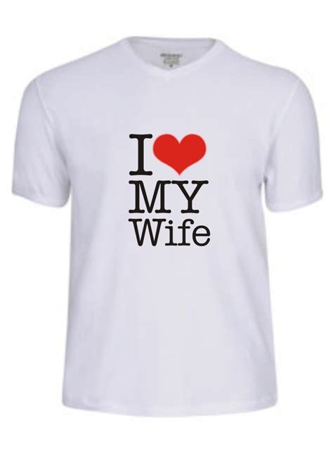 Eu Amo Minha Esposa Sw Camisetas Personalizadas Elo7