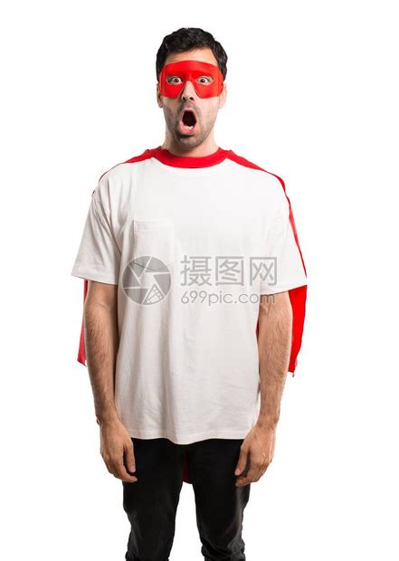 超级英雄戴面罩和红色披风高清图片下载 正版图片505687740 摄图网