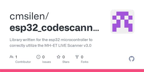 Github Cmsilen Esp32 Codescanner Library Written For The Esp32