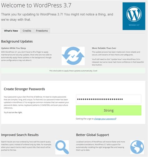 Wordpress 37 Released Wordpress Now Updates Itself Wp Tavern
