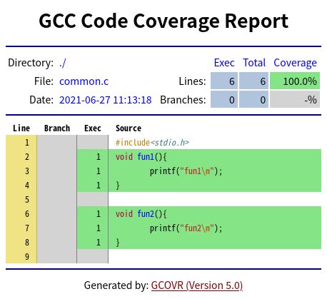 C Gcda File Coverage Info Not Getting Updated When Two Executables