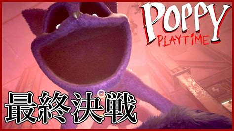 【ポピープレイタイムチャプター3】遂にキャットナップ最終決戦、世界的有名ホラゲーに終止符を打ってやる！！poppy Playtime