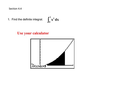 44 Definite Integrals And Areas